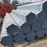 China Hot Dip Galvanized Steel Pipe GI Iron Metal Pipe For Construction Tube for sale