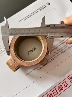 China Formwork Accessories Galvanized Cast Iron Nut for Adjustable Jack Base for sale