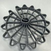 China Concrete Construction Plastic Wheel Spacer Plastic Rebar Support Protective Layer Spacer for sale