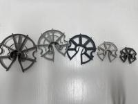 China High Quality PP Universal Rebar Wheel Spacer Plastic Rebar Chair Spacer for Concrete for sale