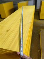 China 21mm 27mm Thickness Waterproof Formwork Phenolic Plywoods 3 Ply Yellow Shuttering Panel for sale