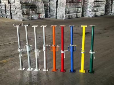 China Saudi Arabia Market Adjustable Formwork Steel Scaffolding Shoring Props Fitting Prop Sleeve Puntales for sale
