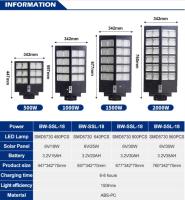 China Outdoor Solar Street Light LED Lighting High Efficiency Energy Saving Long Lifespan Auto Control for sale