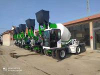 China 4 Cbm Mobile Cement Concrete Mixer Pump Construction Machinery Self Loading Concrete Mixer Truck for sale