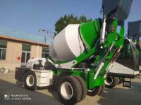 China 4 Cbm Mobile Cement Concrete Mixer Pump Construction Machinery Self Loading Concrete Mixer Truck for sale