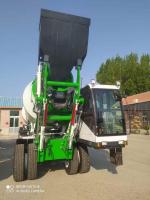 China 4 Cbm Mobile Cement Concrete Mixer Pump Construction Machinery Self Loading Concrete Mixer Truck for sale