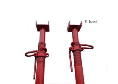China Adjustable Height Scaffolding Steel Props Galvanized Surface For Concrete Slab for sale