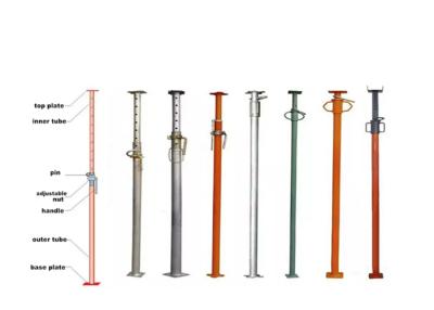 China Adjustable Height Scaffolding Steel Props Powder Coated Finish Heavy Duty for sale