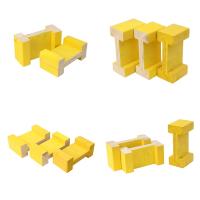 China Yellow Wooden Beam / Lightweight Design / Reusable Structure / Adjustable System for sale