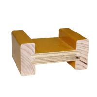 China Yellow Wooden Beam / Cost Effective / Easy Assembly / Lightweight Design for sale