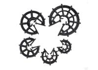 China High Duty Plastic Wheel Spacer For Reinforcement Rebar Carton Packing for sale