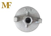 China Sliver Golden Galvanized Round Plate Two Wings 420g Tie Rod Formwork Nuts for sale