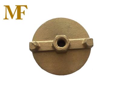 China Yellow Construction Formwork Accessories  Tie Rod Disc Anchor Nut for sale