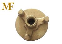 China Aluminium Formwork System Accessories 16MM Golden Color Tie Rod Wing Nuts for sale