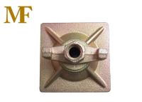 China Combination Plate Construction Formwork Accessories , Casted Wing Nut Square Plate for sale