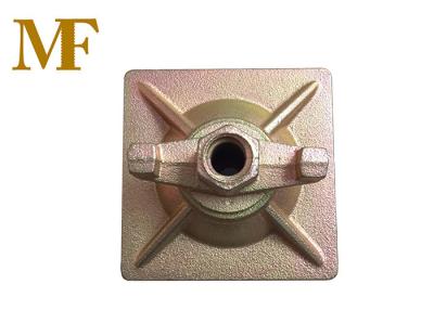 China Combination Plate Construction Formwork Accessories , Casted Wing Nut Square Plate for sale