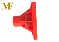 China Weather Resistant Flat Stake Impalement Safety Covers Red Color for sale