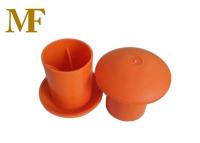 China Protection Safety Rebar End Caps Slots 28/32 mm Size Weather Resistant for sale