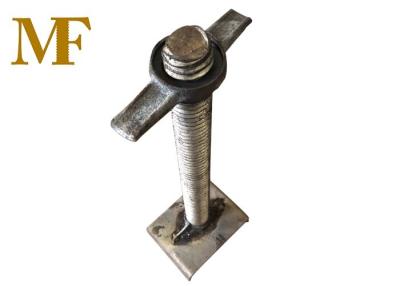 China 600mm Shoring Base Scaffold Screw Jack Universal Model Adjustable for sale