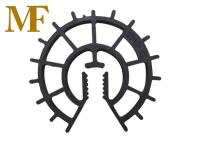 China Great Cohesion Plastic Wheel Rebar Spacers Customized Color For Concrete Cover for sale