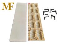 China Recyclable Ribbed Board Plastic Ribbed Formwork System With Smooth Surface for sale