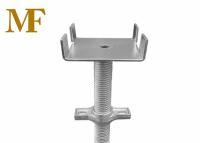 China 600mm BS1139 Adjustable Scaffolding U Head Jack Base for sale