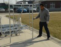 China Powder Coating Q345 Galvanized Steel Scaffold Frame for sale