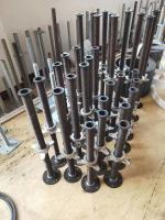 China M30 Scaffold Screw Jack Acrow Prop Adjustable Base Sliver Screw Rod Base for sale
