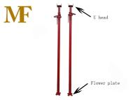 China Red Powder Coated 1.8-5m Shore Props Construction Adjustable Jack Post for sale