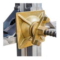 China Aluminium Steel Panel Construction Formwork Accessories Cast Swivel Wing Nut for sale