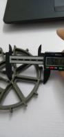 China Platic 50mm Rebar Spacer Wheel for reinforcing cage for sale