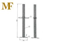 China Korea Hot Dip Galvanized 43mm Scaffold Screw Jack Base for sale
