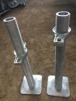 China Adjustable Scaffold Screw Jack Steel Level Leg HDG Surface for sale