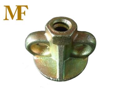 China Zinc Plated Tie Rod Formwork Small Wing Nut D90 200kN Tensile Strength for sale