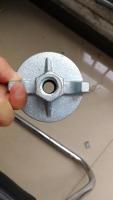 China Building Plate Steel Waller Formwork Wing Nut Galvanized for sale