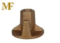 China 200kN Cast Iron Flanged Wing Nut With OD 80mm Yellow Galvanized for sale