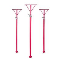 China OEM Powder Coated USA Scaffolding Sidewalk Bridge Leg Post for sale