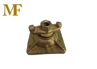 China 150KN Cast Iron 450 Dome Nut Plate 17mm For Formwork for sale