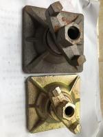 China 150KN Cast Iron 450 Dome Nut Plate 17mm For Formwork for sale