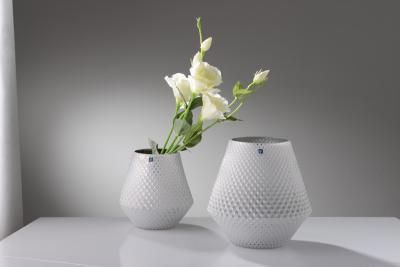 China Handmade Silver Within Plating Spray Inisde  Glass Vase for sale