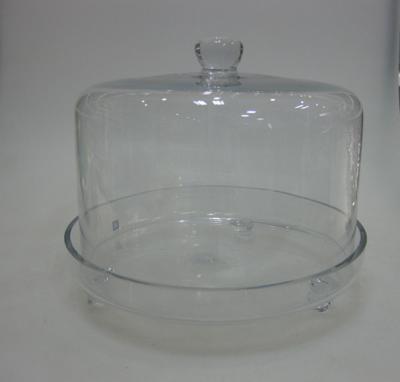 China OEM Handmade  Glass dome For cake for sale