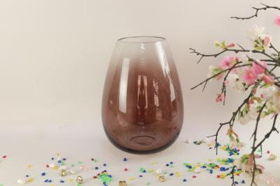 China OEM Handmade  Glass Vase For Decor for sale