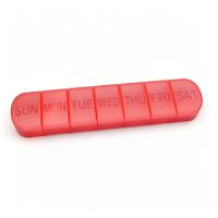 China BPA-Free 7-Day Weekly Pill Case Matte Finish Travel Organizer for sale