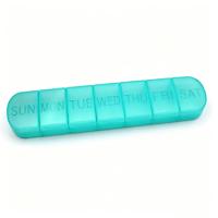 China BPA-Free 7-Day Weekly Pill Case Matte Finish Travel Organizer for sale