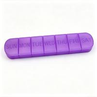 China BPA-Free 7-Day Weekly Pill Case Matte Finish Travel Organizer for sale