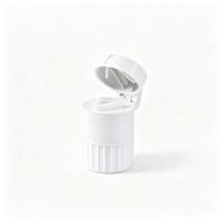 China 2 In 1 Portable Pill Cutter Storage Box BPA Free Mini Vitamin Splitter Container For Travel Daily Supplement Storage for sale