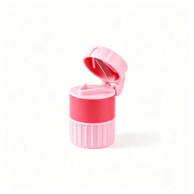 China 2 In 1 Portable Pill Cutter Storage Box BPA Free Mini Vitamin Splitter Container For Travel Daily Supplement Storage for sale
