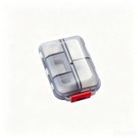 China 8-Slot Medical PP Pill Case Airtight Medical Promo Gift for sale