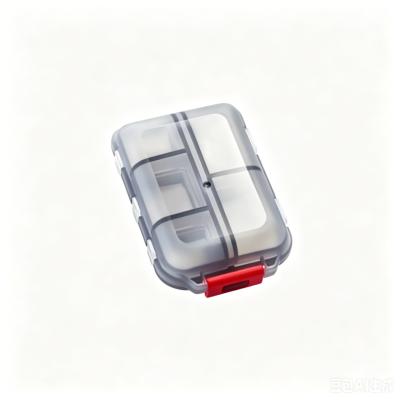 China 8-Slot Medical PP Pill Case Airtight Medical Promo Gift for sale
