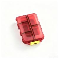 China 8-Slot Portable Pill Box BPA-Free High Capacity Travel Case for sale